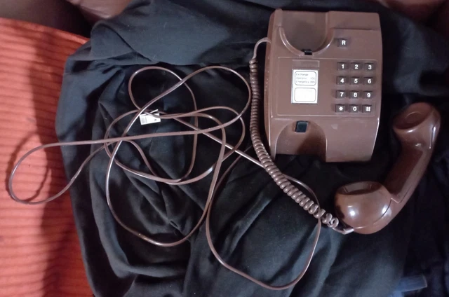 RETRO BROWN BRITISH Telecom 1980s Vintage Phone Untested £2.24 ...
