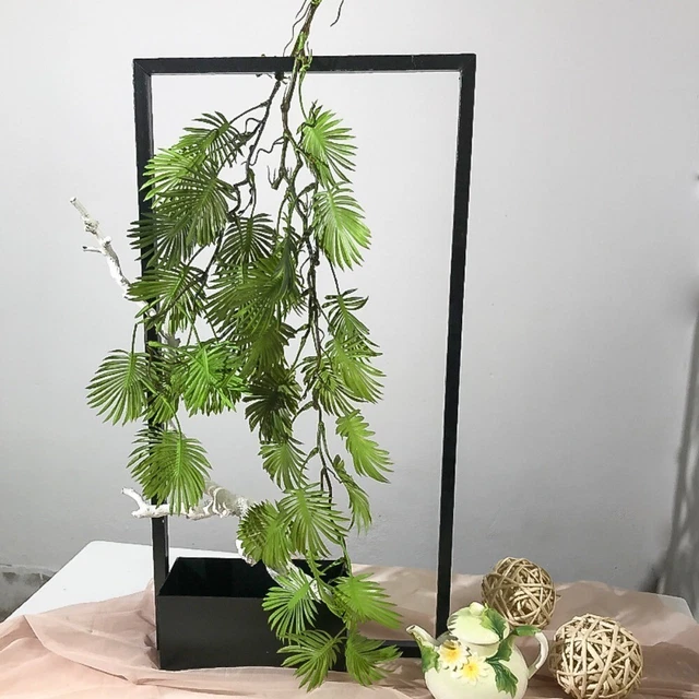 LEAF HOME PARTY Leaf Ivy Turtle Leaf Hanging Plant Vine Fern Artificial ...