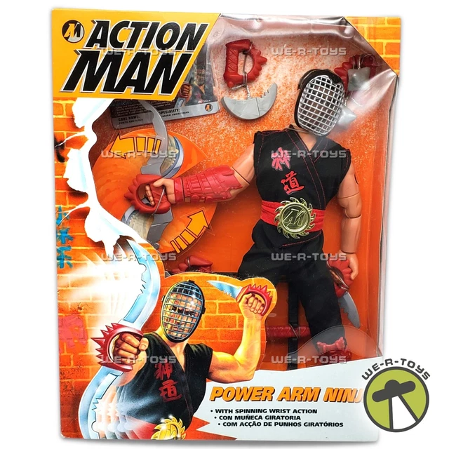 ACTION MAN POWER Arm Ninja 12-inch Action Figure 1995 Hasbro #29473 £32 ...