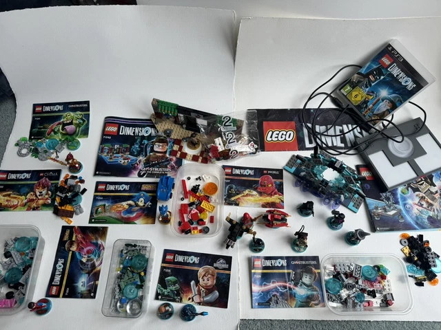 LARGE COLLECTION OF Lego Dimensions Sets Including PS3 Starter Pack £15 ...