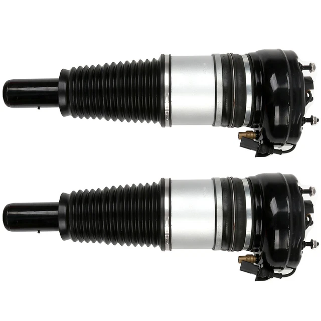 FRONT PAIR AIR Suspension Shocks Fits Audi A6 C7 A7 A8 D4, Bentley ...