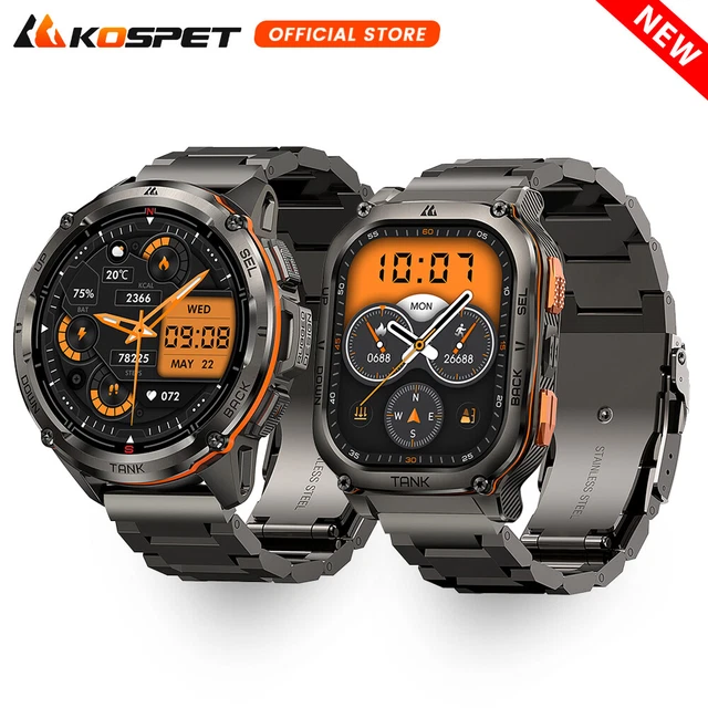 SMARTWATCH ORIGINALE KOSPET TANK T3/M3 Ultra Smartwatch Uomo GPS ...