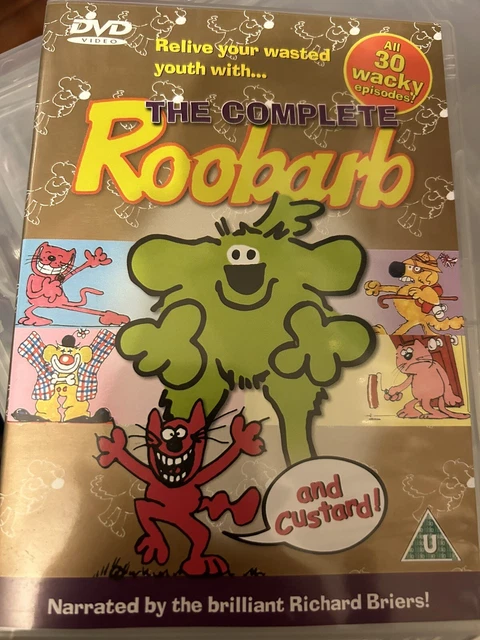 ROOBARB AND CUSTARD The Complete Roobarb And Custard (DVD, 2004) NEW ...
