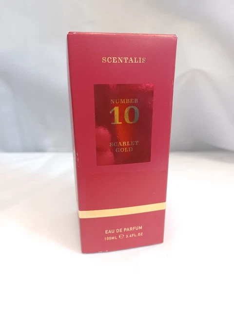 BNIB SCENTALIS NUMBER 10 Scarlet Gold Eu De Parfum 100ml CG C64 £8.40 ...