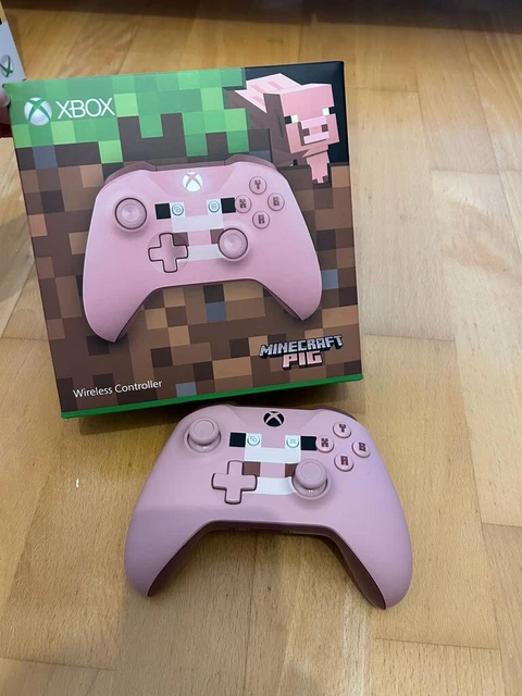MICROSOFT XBOX ONE Minecraft Pig Wireless Controller Limited Edition £6 ...