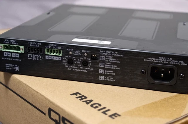 QSC SPA2-200 200W 2-Channel Power Amplifier New Unused $3,086.94 ...