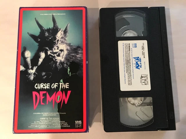 CURSE OF THE Demon (VHS, 1986) Dana Andrews, Peggy Cummins $11.99 ...