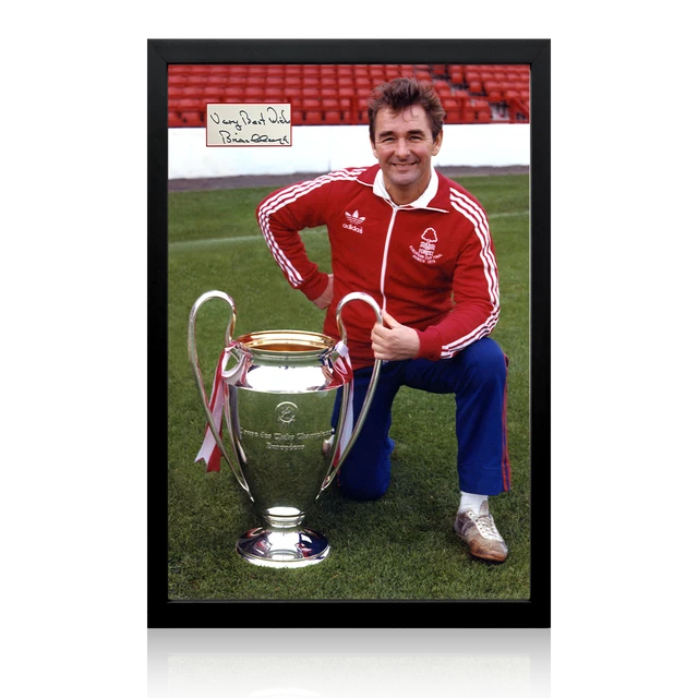 AUCTION: BRIAN CLOUGH Signed Nottingham Forest Iconic Frame £375.00 ...