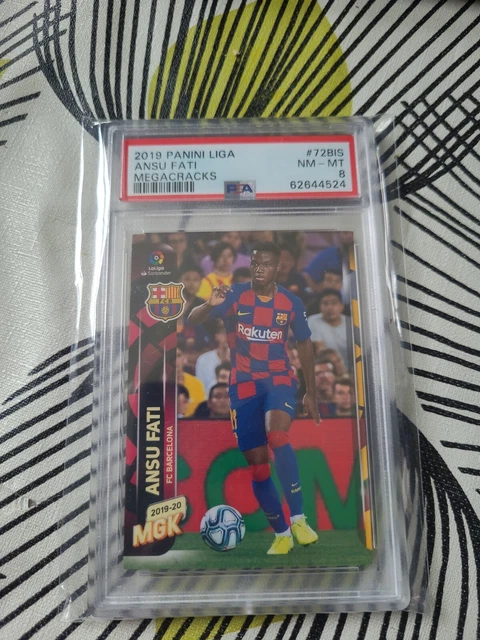 2019/2020 PANINI LA Liga Megacracks MGK - Ansu Fati ROOKIE RC #72BIS - PSA 8 EUR 130,31 ...