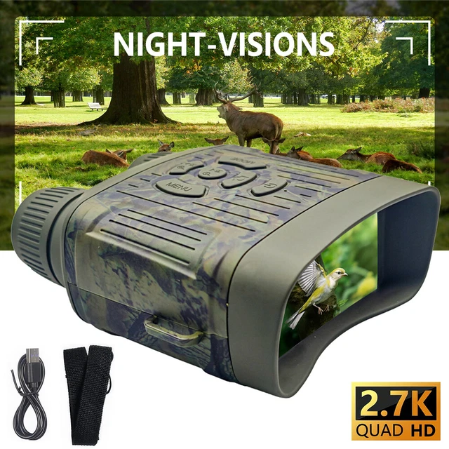 10X ZOOM DIGITAL Binoculars 2.7K Infrared Video Recording Night Vision ...