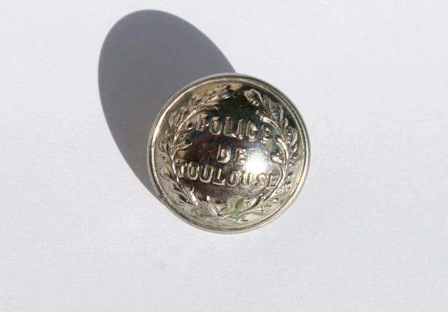 RARE ANTIQUE UNIFORM BUTTON - TOULOUSE POLICE - G.J & F - PARIS - D ...