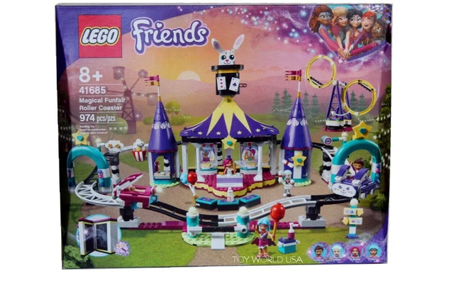 LEGO FRIENDS #41685 Magical Funfair Roller Coaster Building Toy Set EUR ...