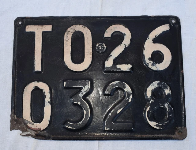 TARGA PER AUTO D'epoca In Lamiera Torino EUR 85,00 - PicClick IT