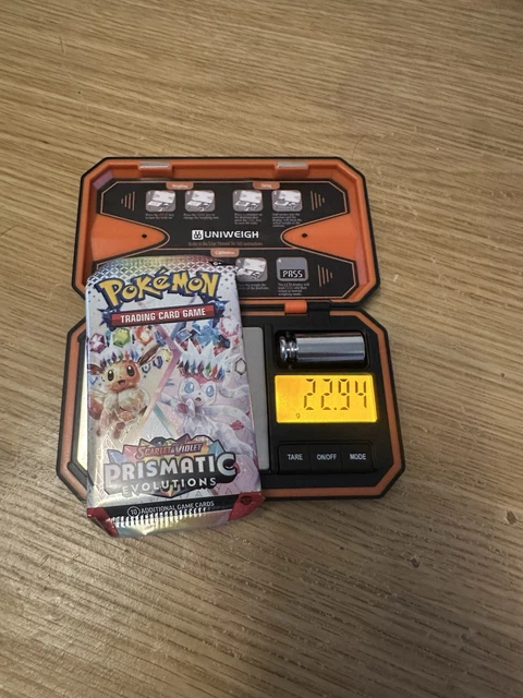 POKÉMON TCG - Prismatic Evolutions Booster Pack - Sealed - HEAVY PACK ...