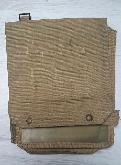 WW2 BRITISH ARMY 37 Pattern Webbing Map Case 1944, D-Day, Market Garden ...