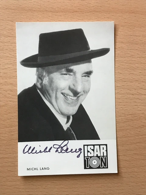 MICHL LANG AUTOGRAMMKARTE orig signiert SCHAUSPIELER COMEDY TV #6127 ...