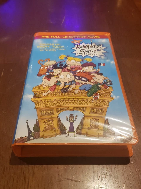 RUGRATS IN PARIS VHS 2000 Orange Nickelodeon Clamshell EUR 3,99 ...