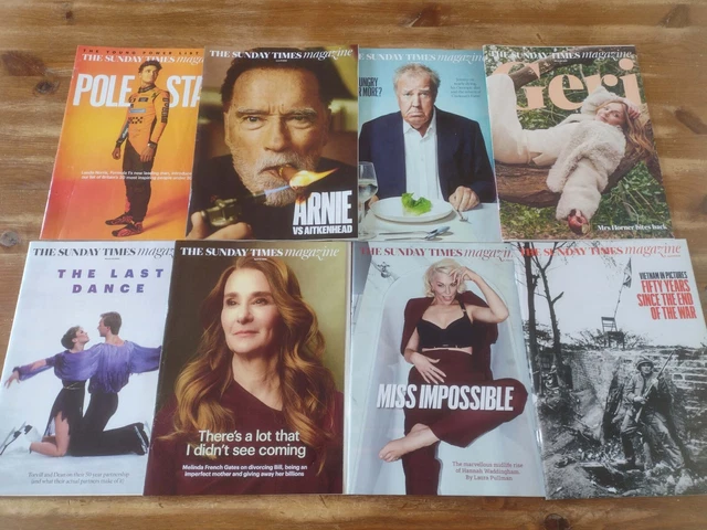 THE SUNDAY TIMES Magazine Collection 146 magazines 2022-25 - Very Good ...