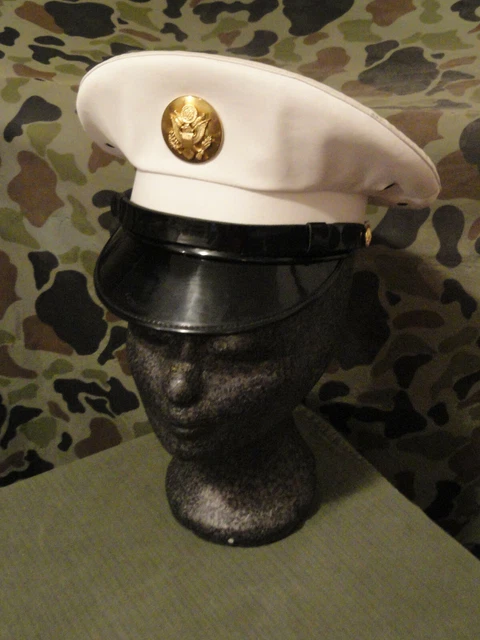 ORIGINAL US ARMY Vietnam / MP Schirmmütze / Military Police Visor Hat ...
