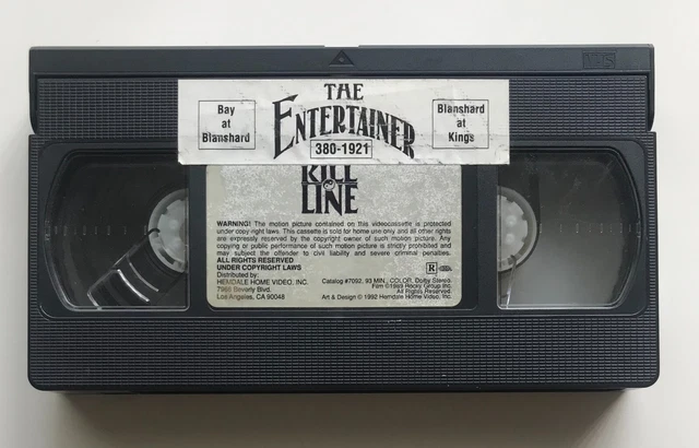 KILL LINE VHS Hemdale Bobby Kim 90s Martial Arts Action Kung Fu NTSC ...