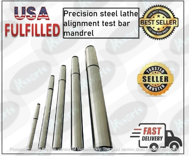 STEEL LATHE ALIGNMENT Test Bar Mandrel (Mt0, Mt1, Mt2, Mt3, Mt4) Usa ...