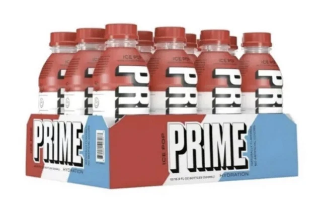 Prime Hydration Drink By Logan Paul And Ksi Ice Pop 12 Pack X 500ml £52