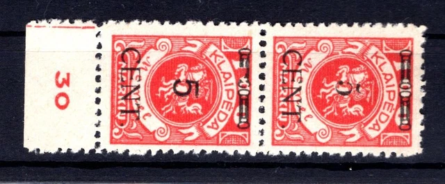 MEMEL 180III + Pfi Typenpaar With Variety MH BPP (L6346 $246.07 ...