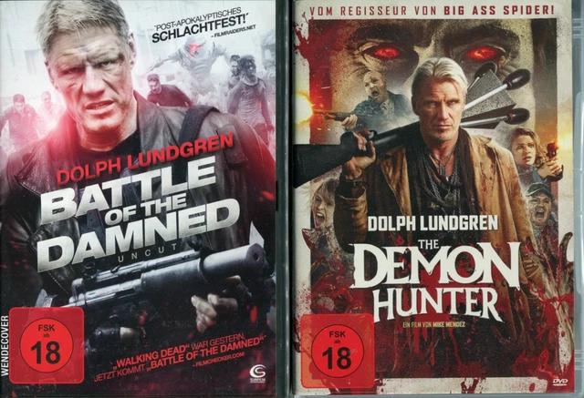 BATTLE OF THE Damned + The Demon Hunter(DVD) Dolph Lundgren Zombie ...