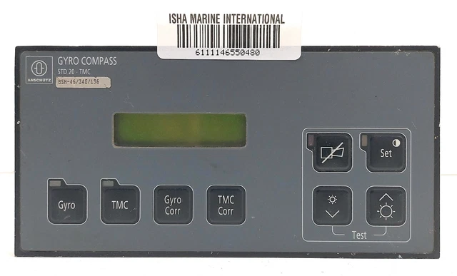 RAYTHEON ANSCHUTZ GMBH 130-605 NG001 Unità Operatore STD.20 TMC EUR 234 ...