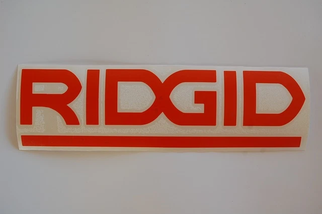 RIDGID STICKER VINYL Decal Tool Box Truck Gun Safe Car Choose Size 4 ...