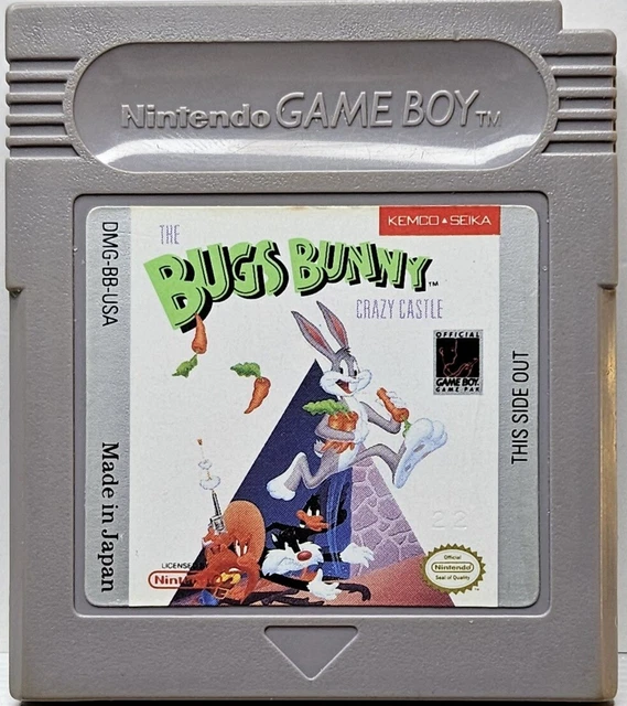 BUGS BUNNY CRAZY Castle (Nintendo Game Boy, 1990) Tested FREE SHIPPING ...