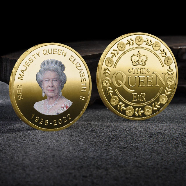 QUEEN ELIZABETH II 1926-2022 Commemorative Coin UK Collectible Gift £8. ...