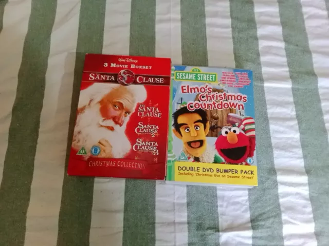 SESAME STREET - Elmo's Christmas Countdown And Santa Clause Boxset £5. ...