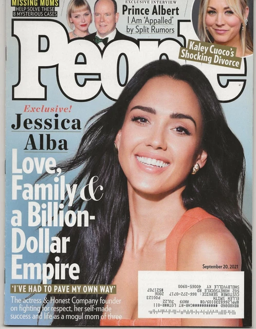 PEOPLE MAGAZINE (9-20-2021) Exclusive with Jessica Alba £3.98 - PicClick UK