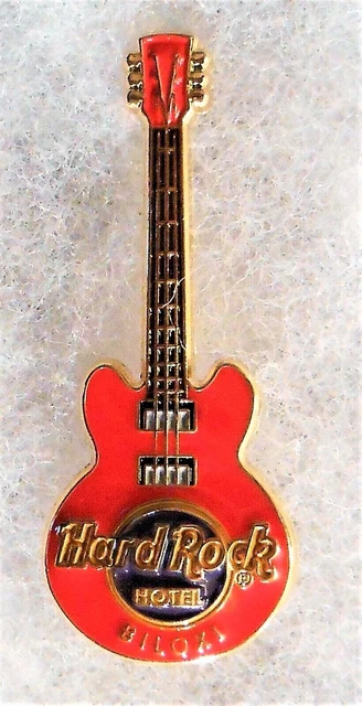 HARD ROCK HOTEL Biloxi 3D Red Core Guitar Series Pin # 92855 £19.94 ...