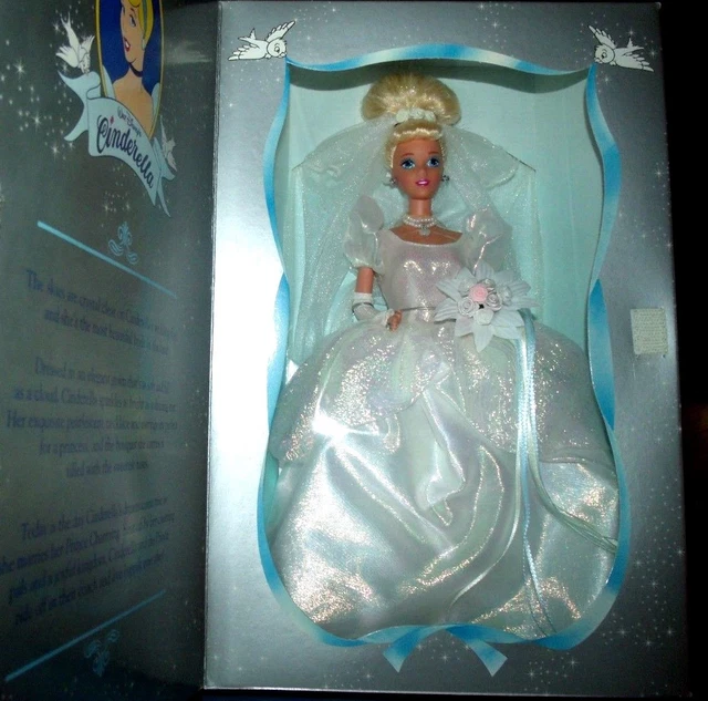 DISNEY WEDDING CINDERELLA Barbie 1995 45th Anniversary £89.89 - PicClick UK