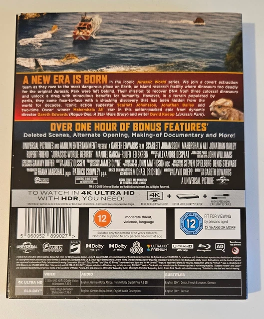 JURASSIC WORLD: REBIRTH (4K UHD Blu-ray) £5.45 - PicClick UK