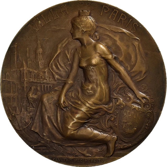 [#396189] FRANCE, MEDAL, Ville de Paris, Département de la Seine, 1934 ...