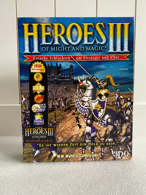 HEROES OF MIGHT and Magic III PC CD-ROM Big Box jeu classique 1999 ...