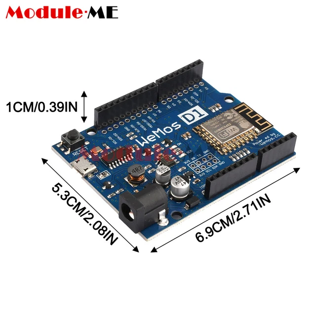 WEMOS D1 R2 V2.1.0 ESP8266 ESP-12F NodeMCU Arduino UNO WiFi Development ...