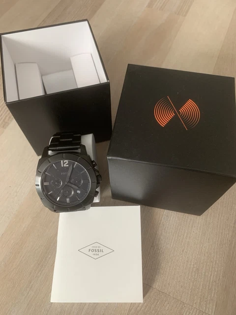 FOSSIL HERRENUHR BQ2168IE Chronograph Privateer Schwarz EUR 29,99 ...