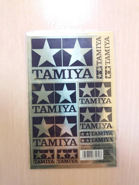 TAMIYA LOGO STICKER gold Tamiya event venue item TAMIYA sticker Tamiya ...