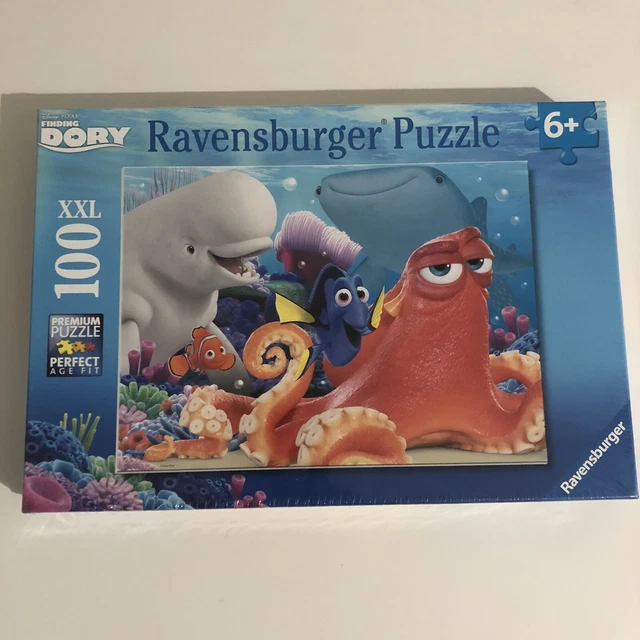 RAVENSBURGER DISNEY PIXAR jigsaw puzzle “Finding Dory” 100 Piece XXL ...