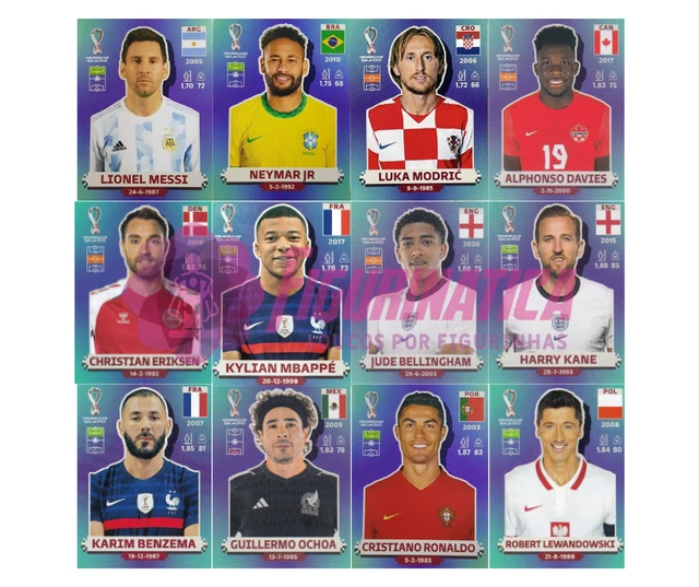 PANINI WM 2022 FIFA World Cup Qatar Sticker Lionel Messi Neymar Mbappe CR7 EUR 2,43 - PicClick IT