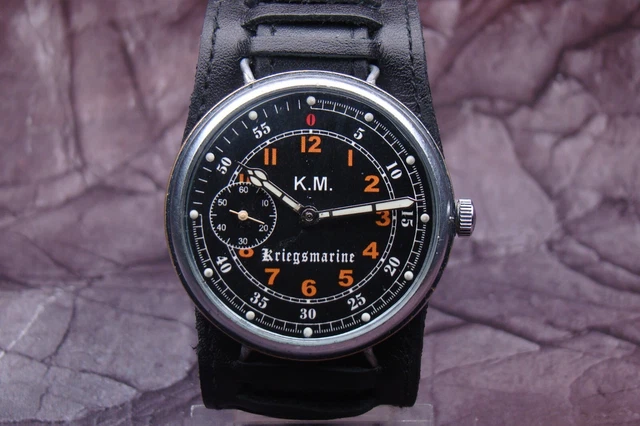GERMAN NAVY FLEET KM KRIEGSMARINE U-BOOT BOAT MILITARY WATCH ww2 type ...