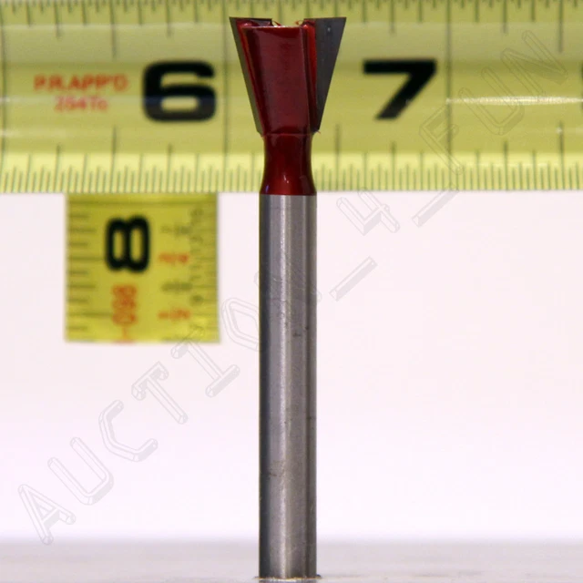 PORTER CABLE 43448PC 1/2" Dovetail Carbide Tip Router Bit 14Deg Reverse ...