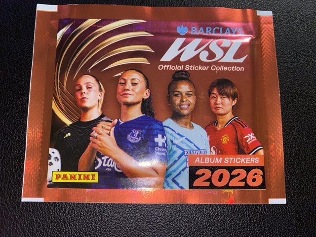 PANINI BARCLAYS WOMEN'S Super League WSL 2026 Official Stickers 100 ...