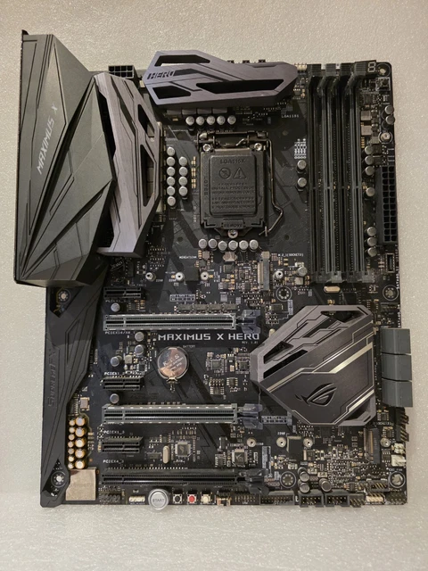 ASUS MAXIMUS X Hero Motherboard Socket Z370 UNTESTED £21.48 - PicClick UK