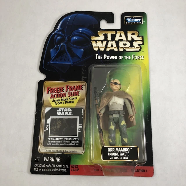 STAR WARS POTF Orrimaarko Prune Face Figure Freeze Frame Slide Vintage ...
