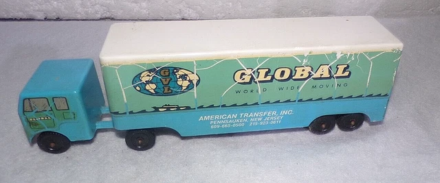 VINTAGE RALSTON NEBRASKA RALSTOY 26 Global World Wide Moving Semi Truck ...
